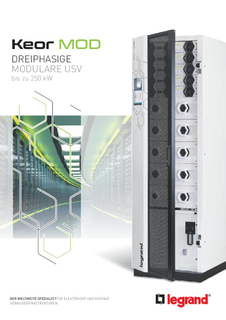 USV Keor Mod Broschüre | Legrand